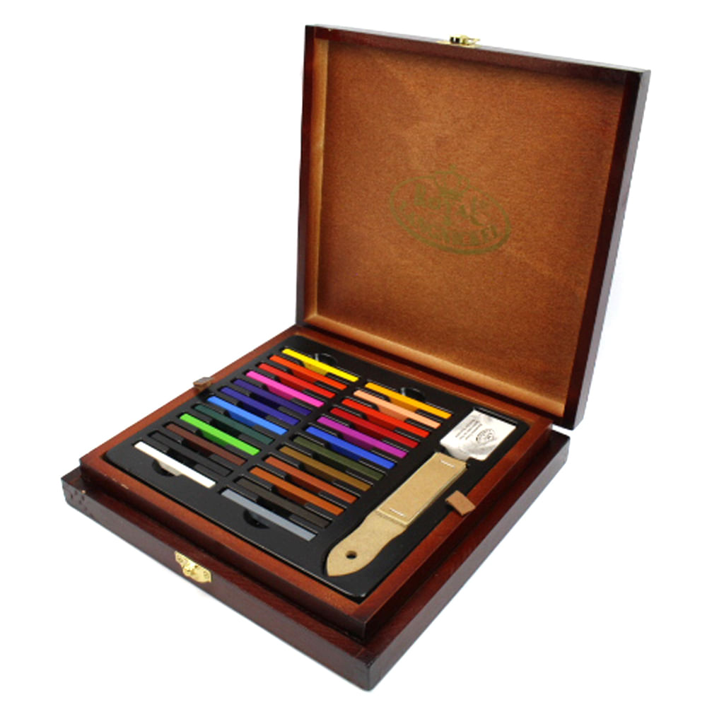 Estojo Luxo Lápis de Cor Royal & Langnickel 48 peças - RSET-DRAW1600 ...